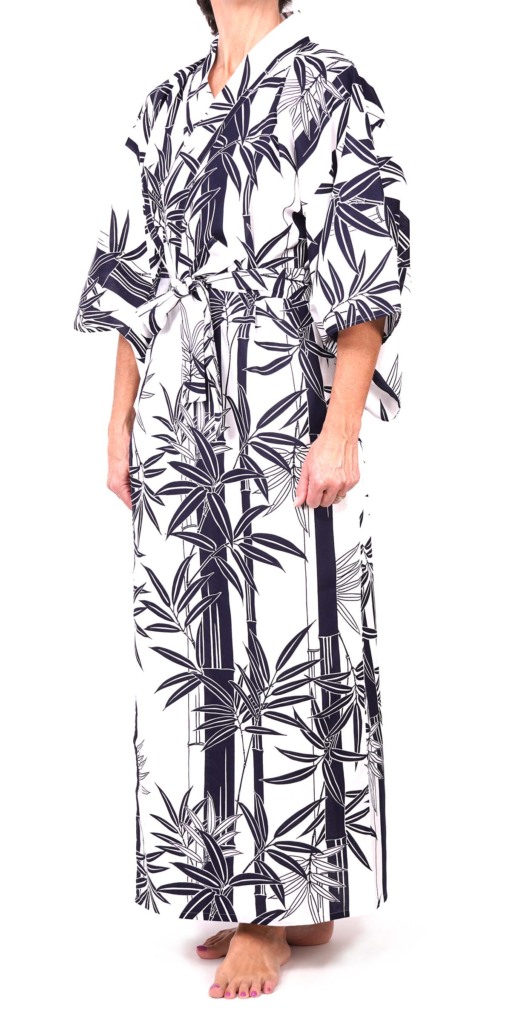 White Bamboo Women's Yukata | Tom Dick & Harry