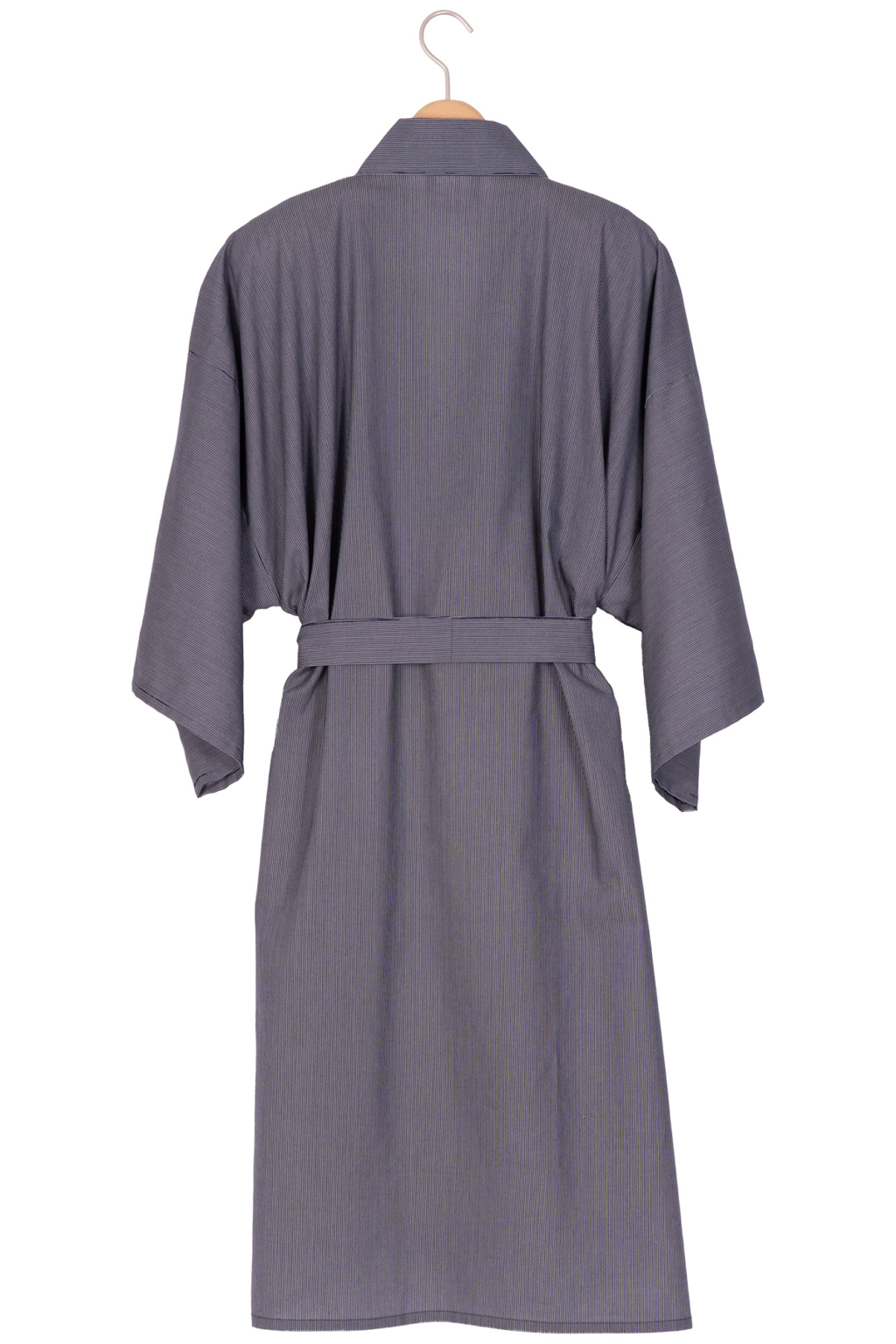 Navy Fine Stripe Men's Happi Kimono | Tom Dick & Harry